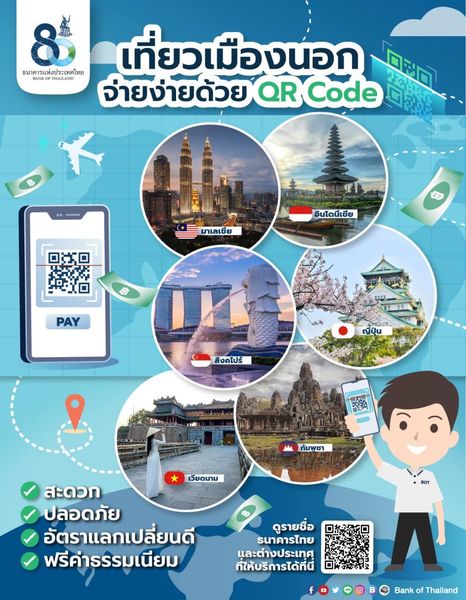 (ship) เที่ยวเมืองนอก จ่ายง่ายด้วย QR Code